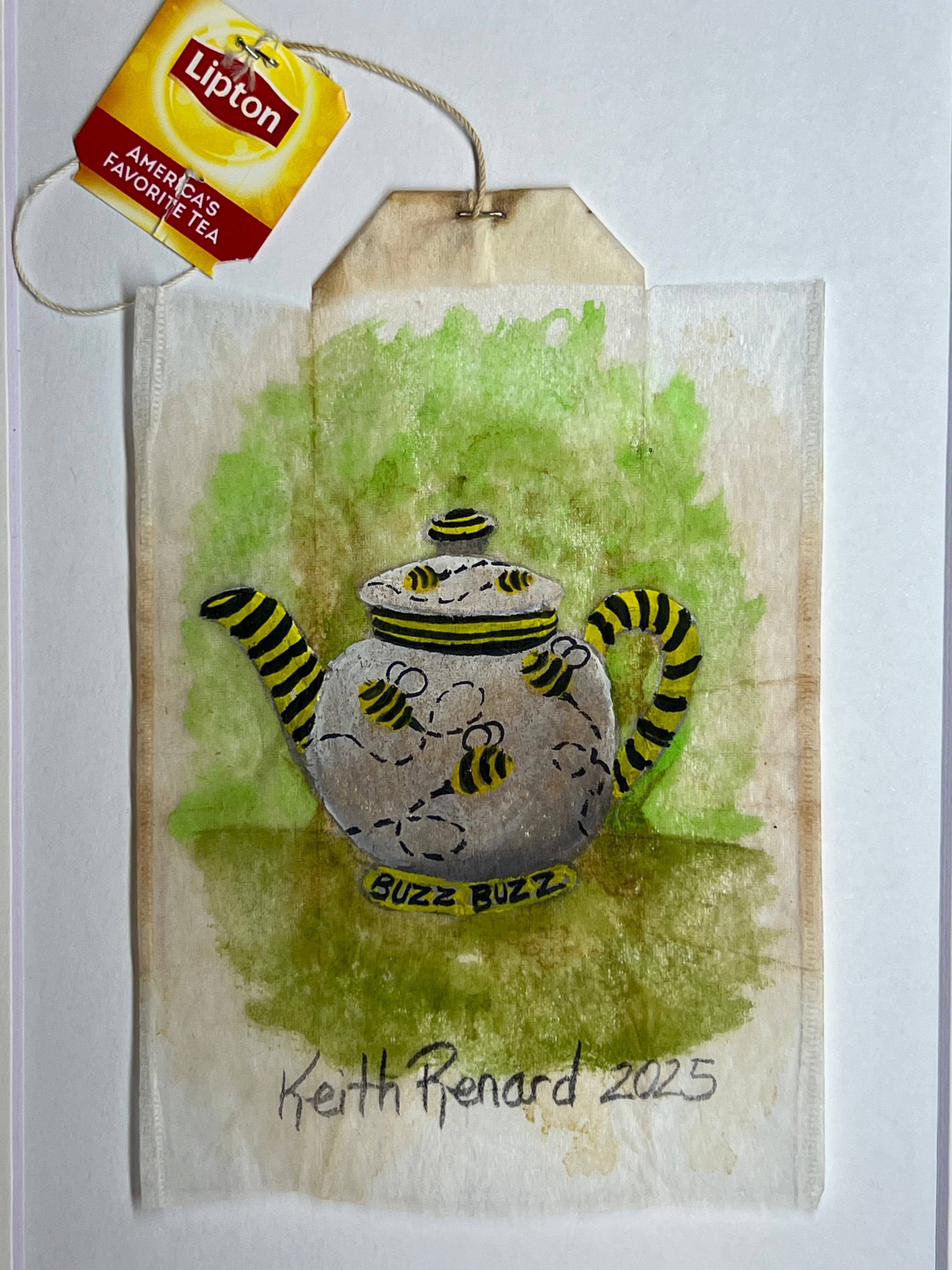 Teapot Bees – Artwork by Keith Renard